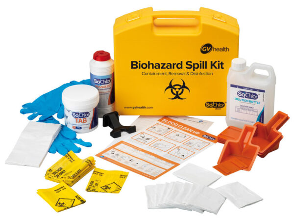 Biohazard Spill Kit Multi – 25 Spills Capacity | Powerful Contamination ...
