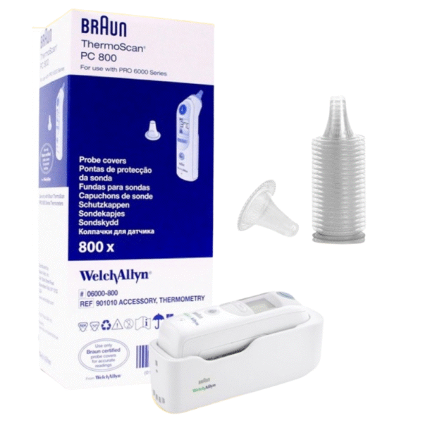 Braun ThermoScan Probe Covers – 800 pcs | Hygienic Protection for Ear ...